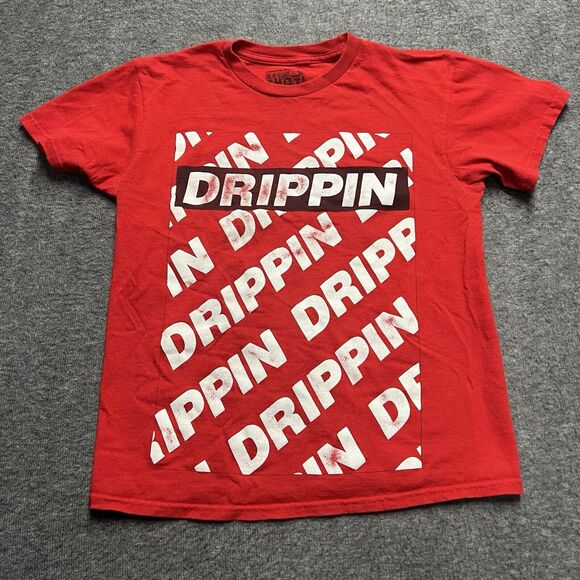 Take That | Shirts | Take That Drip Tshirt Mens Medium Red Short Sleeve ...